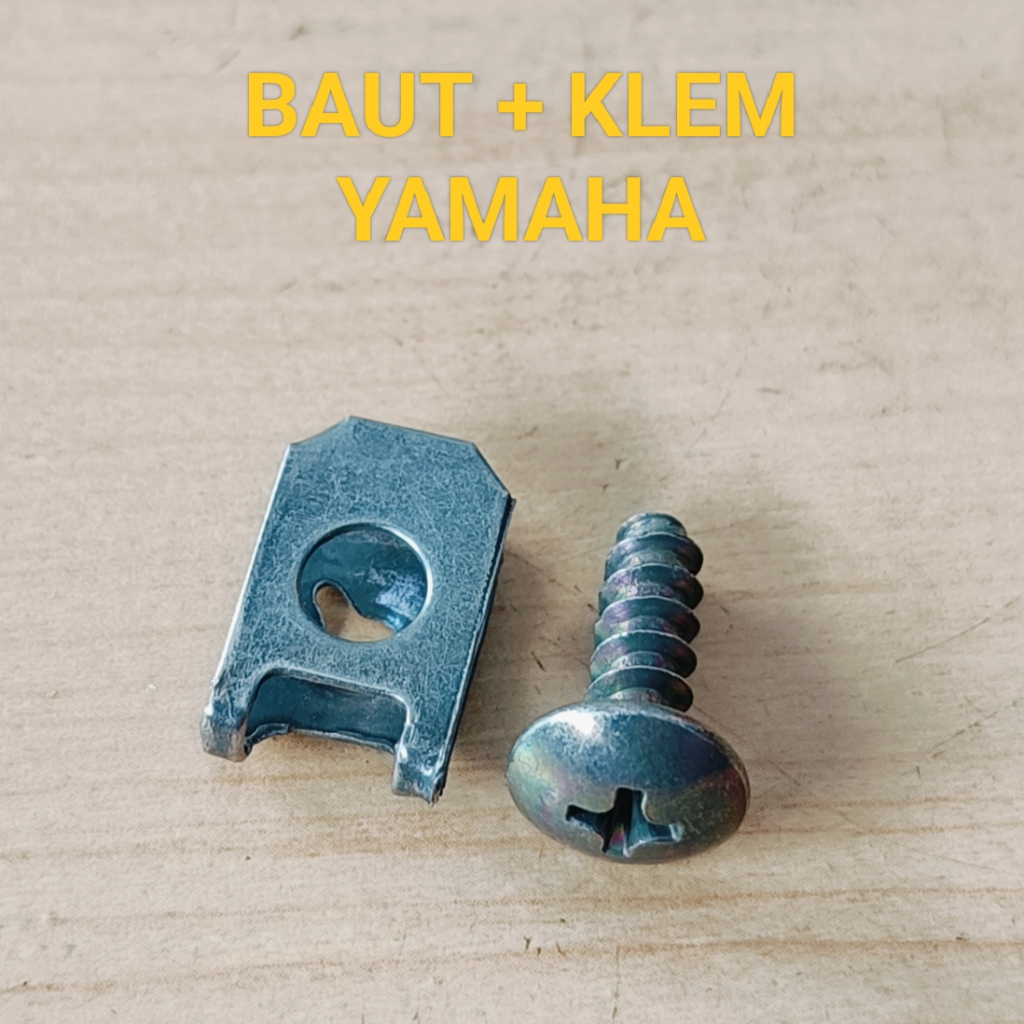 Jual BAUT + KLEM BAUT KLIP YAMAHA BAUT DEK YAMAHA SATU SET | Shopee ...
