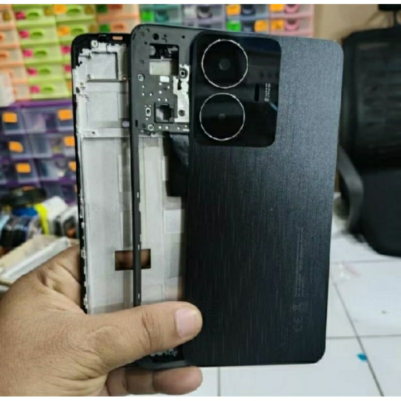 Jual Housing Cassing Realme C55 Back Casing Full Set Backdoor + Bezzel ...