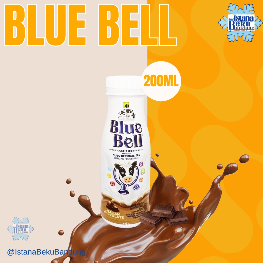 Jual Blue Bell Susu Rasa Italian Cokelat 200ml | Shopee Indonesia