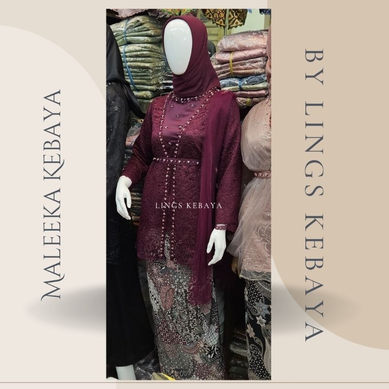 Jual Kebaya Modern Wisuda Kondangan Lamaran / Sage Green Mauve Taro ...