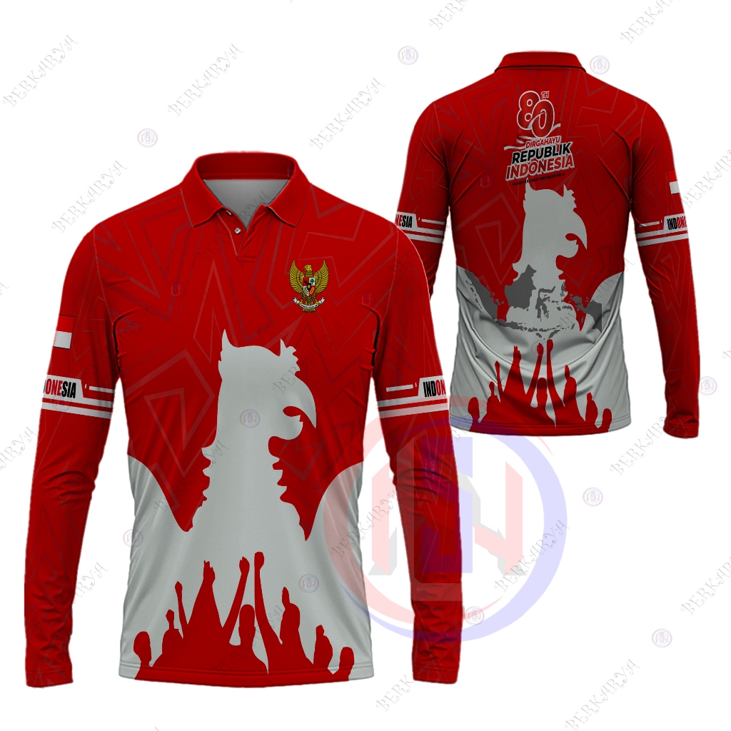 Jual Baju Kaos 17 Agustus HUT RI Ke 80 Baju Jersey 17 Agustusan 2025 Fullprint Terbaru | Shopee ...