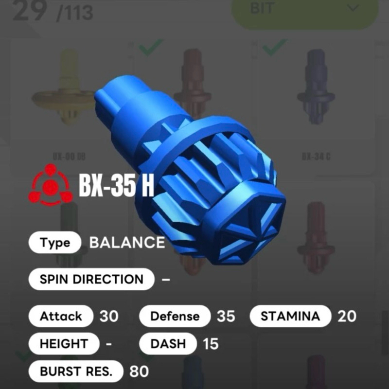 Jual BX-35 Beyblade X Bit H Hexa Biru New SEALED Original Takara Tomy ...