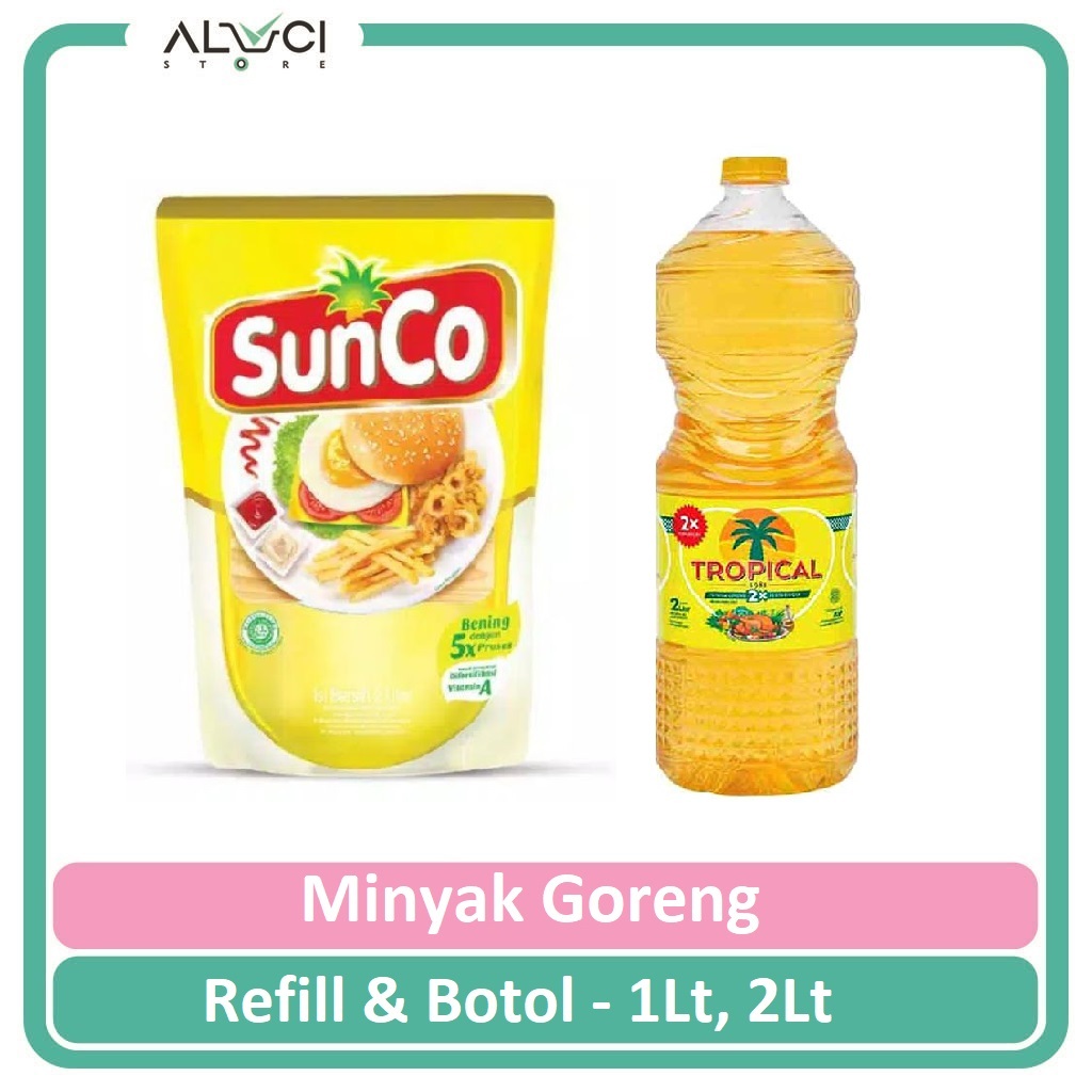 Jual Minyak Goreng Kemasan Refill & Botol 1Liter l 2 Liter | Shopee ...