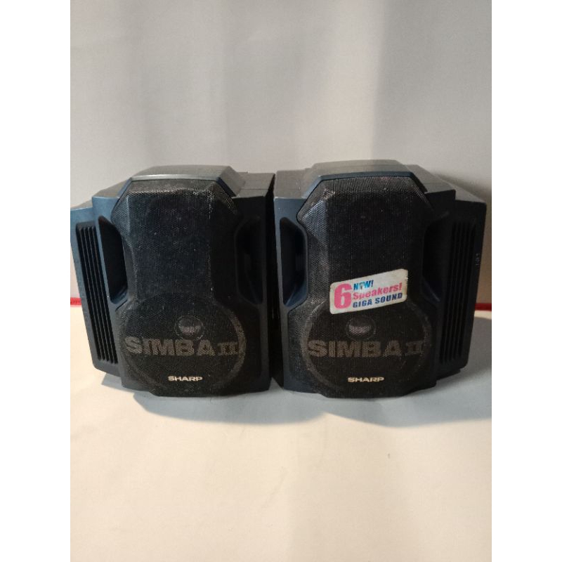 Jual Speaker pasif SHARP SIMBA 2 3way SECOND | Shopee Indonesia