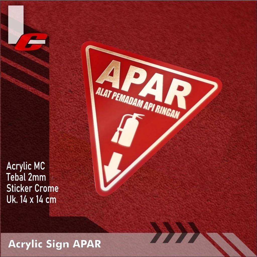 Jual Akrilik sign APAR | Shopee Indonesia