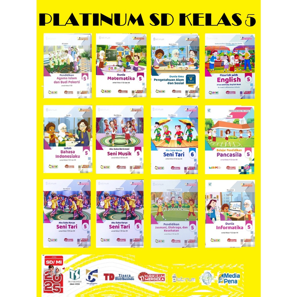 Jual Buku Platinum Kelas 5 SD Kurikulum Merdeka / Platinum / Tiga Serangkai / Revisi 2025 - HOTS ...