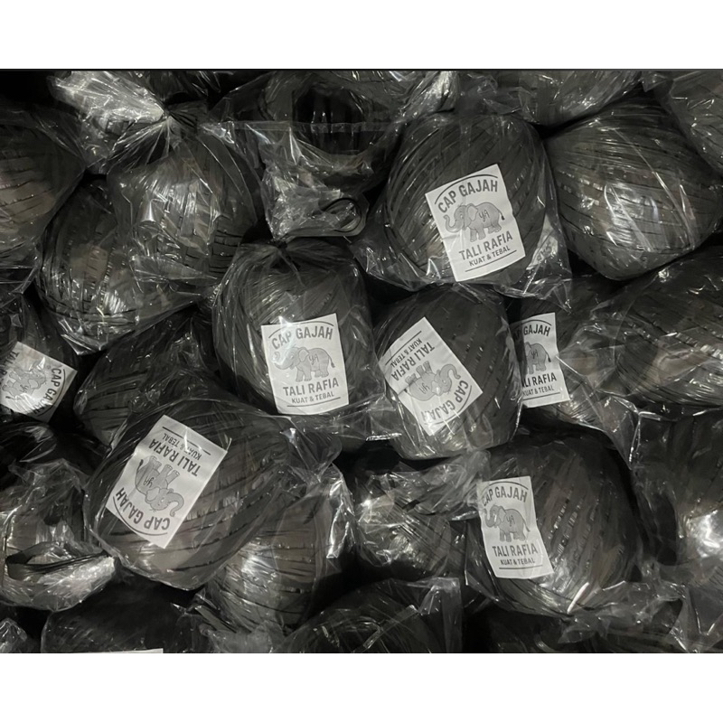 Jual tali rapia ukuran 1 kg kurang lebih dan ukuran 500 gram rapiah ...