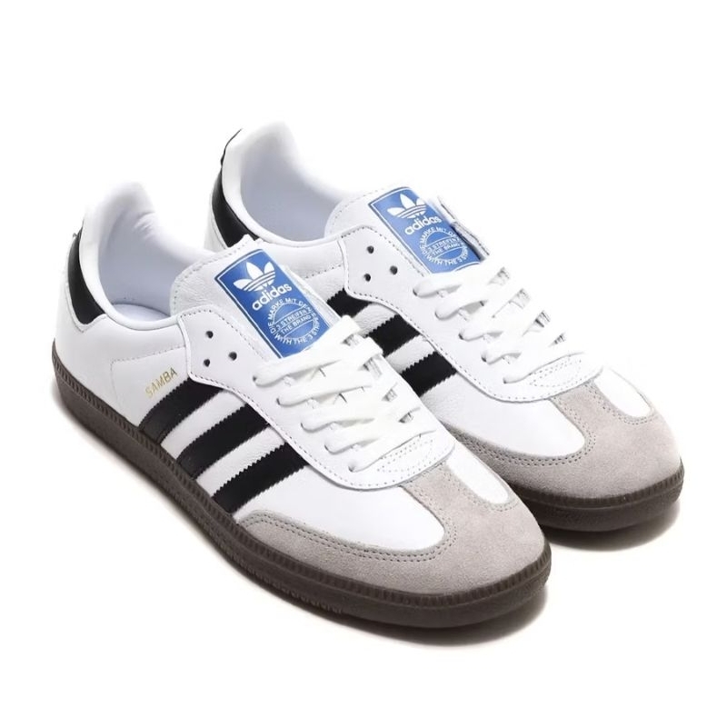 Jual Sepatu adidas Samba White Gum Sneakers Desain Timeless | Shopee ...