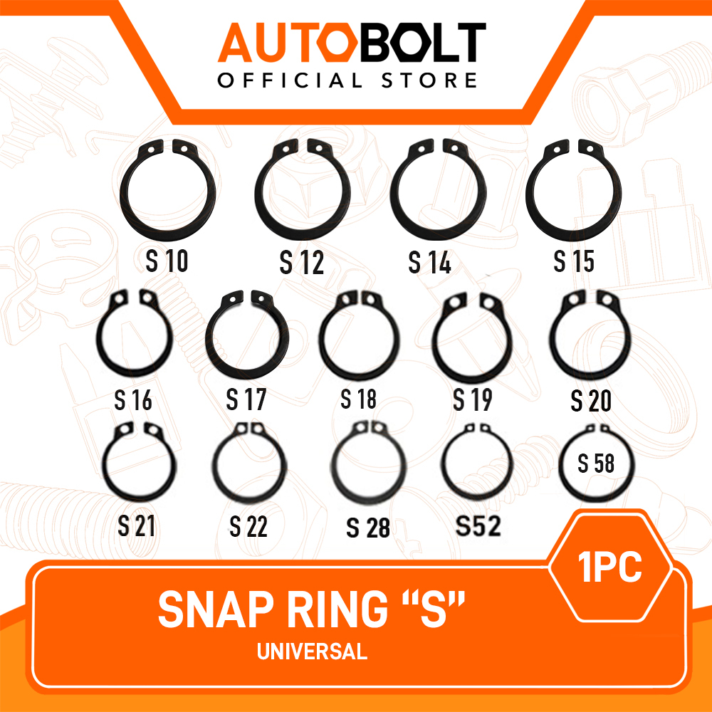 Jual Snap Ring S Eksternal External Retaining S10 S12 S14 S15 S16 S17 S18 S19 S20 S21 S22 S 10 ...