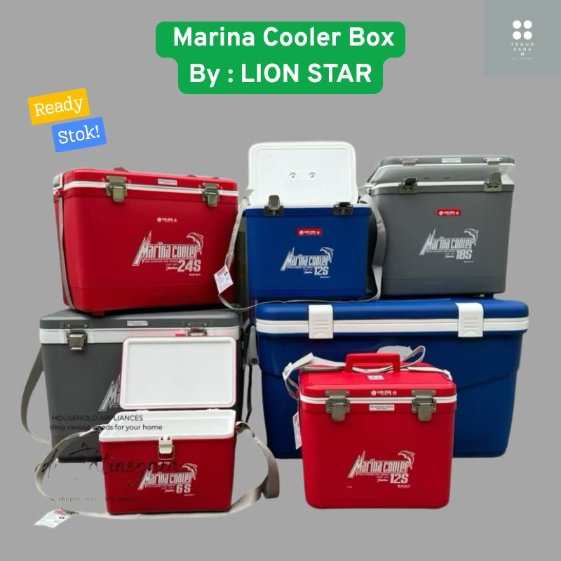 Jual Lion Star - Marina Cooler Box Ukuran 6s,12s,18s,24s,35s,55s,72s (Tempat Penyimpanan Es) Box ...