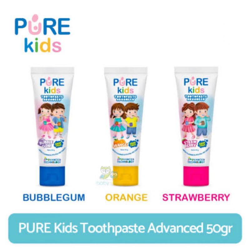 Jual Pure Kids Toothpaste Advanced 50 gr | Shopee Indonesia