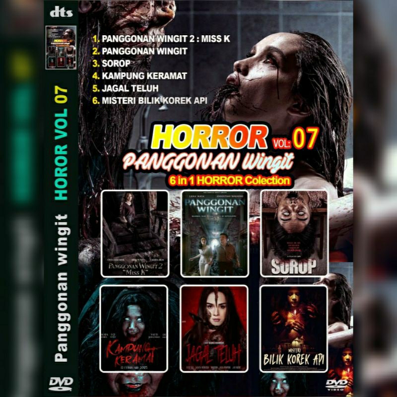 Jual KASET FILM 6IN1 PANGGONAN WINGIT HORROR VOL 07 (2025) - TERBARU - HD | Shopee Indonesia
