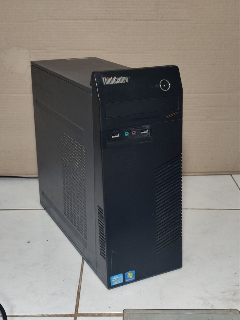 Jual Casing case cpu pc merk Lenovo Model standart support Mainboard ...