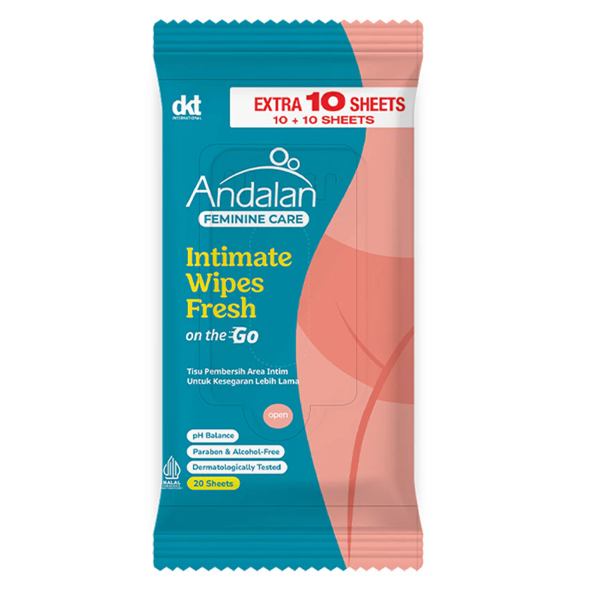 Jual Tissue Basah Andalan Feminine Care Fresh Wipes Isi 20pc / Promo ...