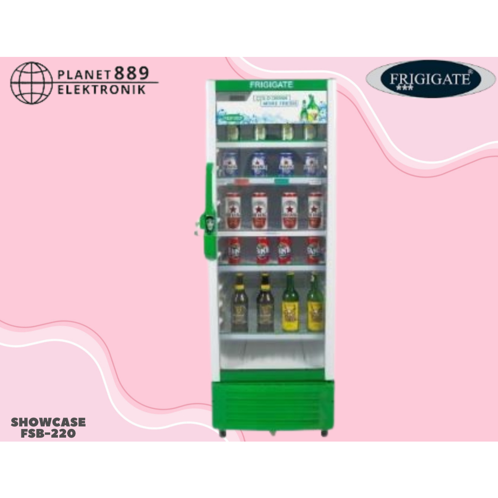 Jual Frigigate FSB-220 Showcase 1 Pintu 4 Rak Lemari Pendingin 220L ...