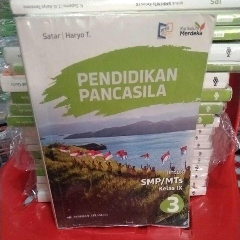 Jual BUKU PENDIDIKAN PANCASILA UNTUK SMP/MTs KELAS IX/9/3 KURIKULUM MERDEKA PENERBIT ERLANGGA ...