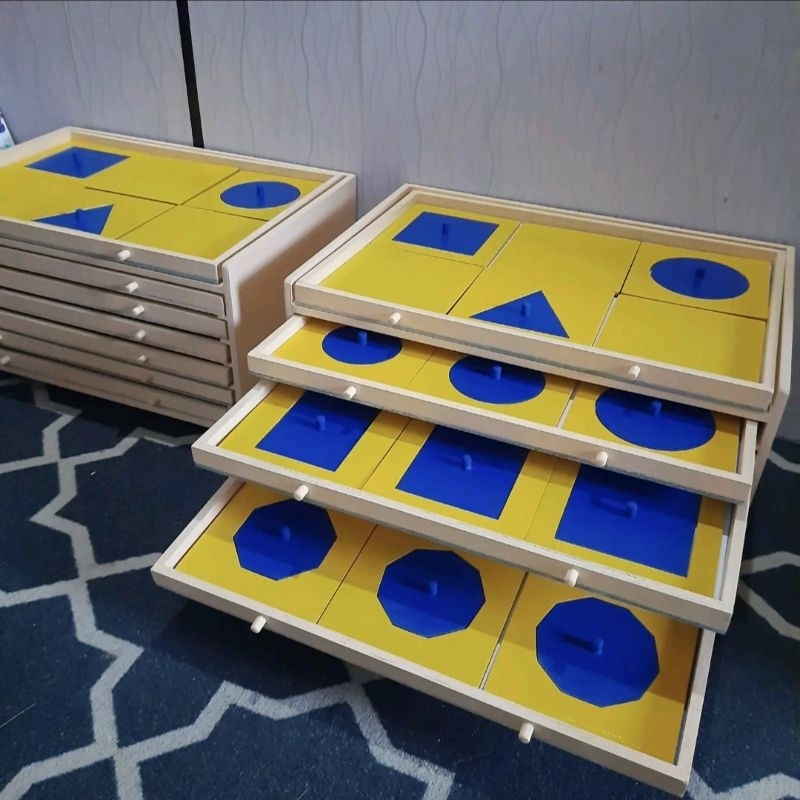 Jual Geometry Cabinet | Montessori | Shopee Indonesia
