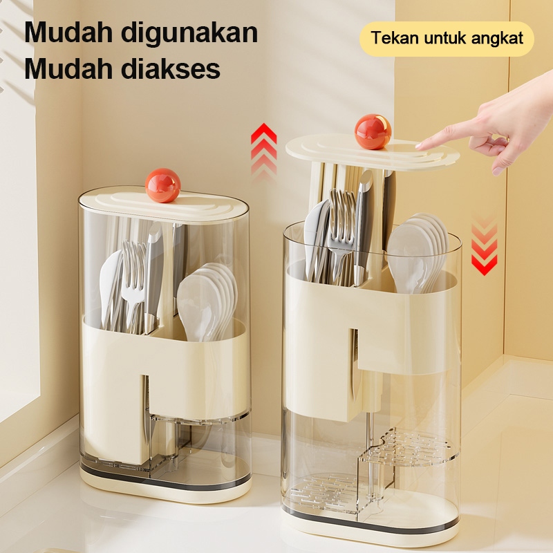 Jual [Four Seasons Mall]Wadah Storage Alat Makan Minimalis Tempat ...