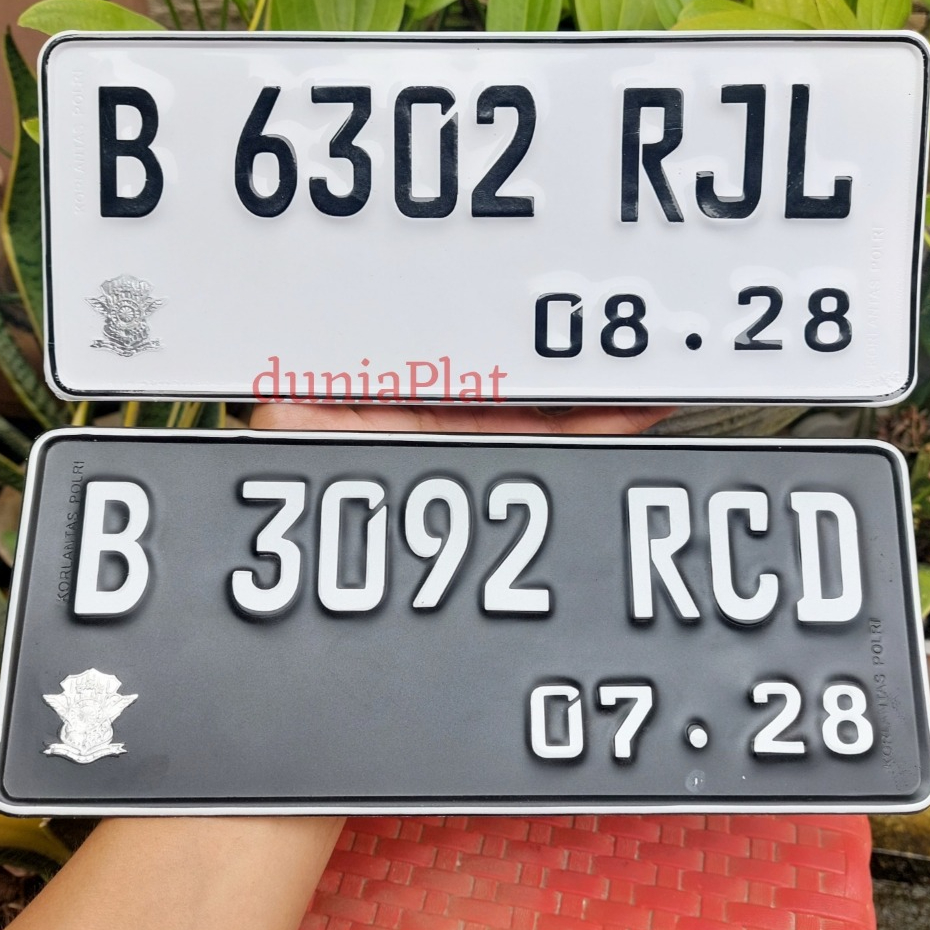 Jual plat motor STANDAR font farian lambang timbul asli DP3 | Shopee ...