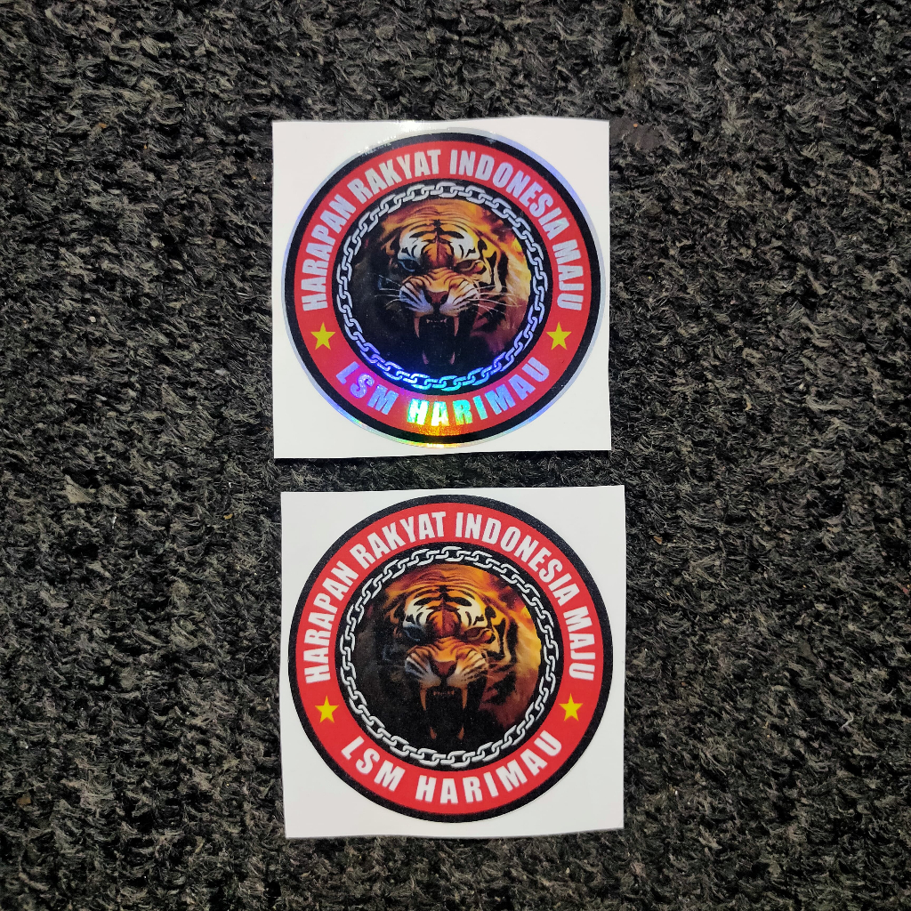 Jual STIKER LSM HARIMAU / HARAPAN RAKYAT INDONESIA MAJU | Shopee Indonesia