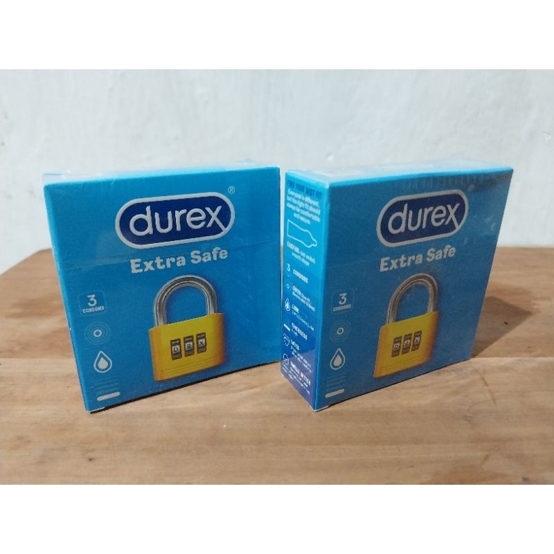 Jual Durex Extra Safe isi 3 pcs ( privasi dijamin aman ) | Shopee Indonesia