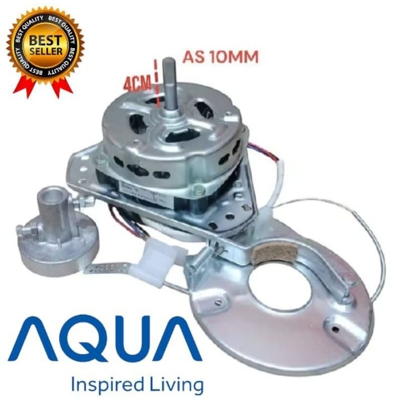 Jual Dinamo spin pengering mesin cuci 2 tabung Aqua 1 set | Shopee Indonesia