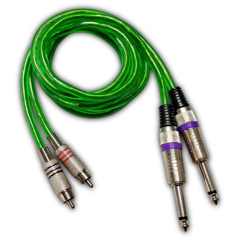 Jual Kabel Mic Jek RCA To Jek Akai Toa Mono 6,5mm Panjang 1 Meter Per ...