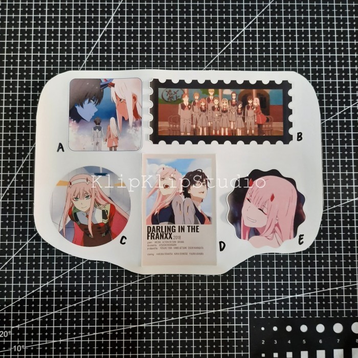 Jual Sticker Anime Darling in The Franxx Jepang Japan KK - H3D | Shopee ...