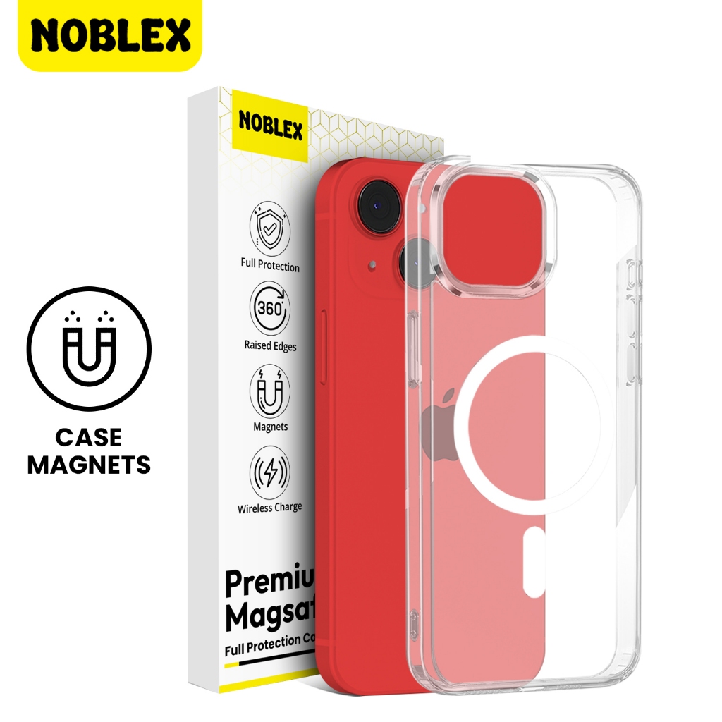 Jual Noblex Magnetic Case Magsafe for iPhone 13 Mini Casing Anti Crack ...