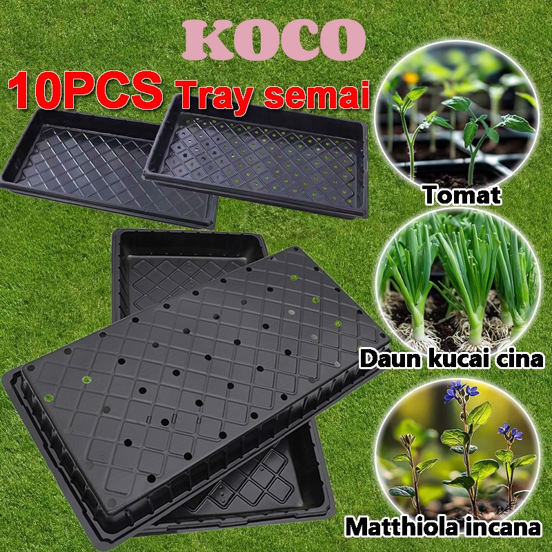 Jual 10 PCS Pot Tray Semai Bibit Benih/ Seedling Pot/Pot Semai Benih ...