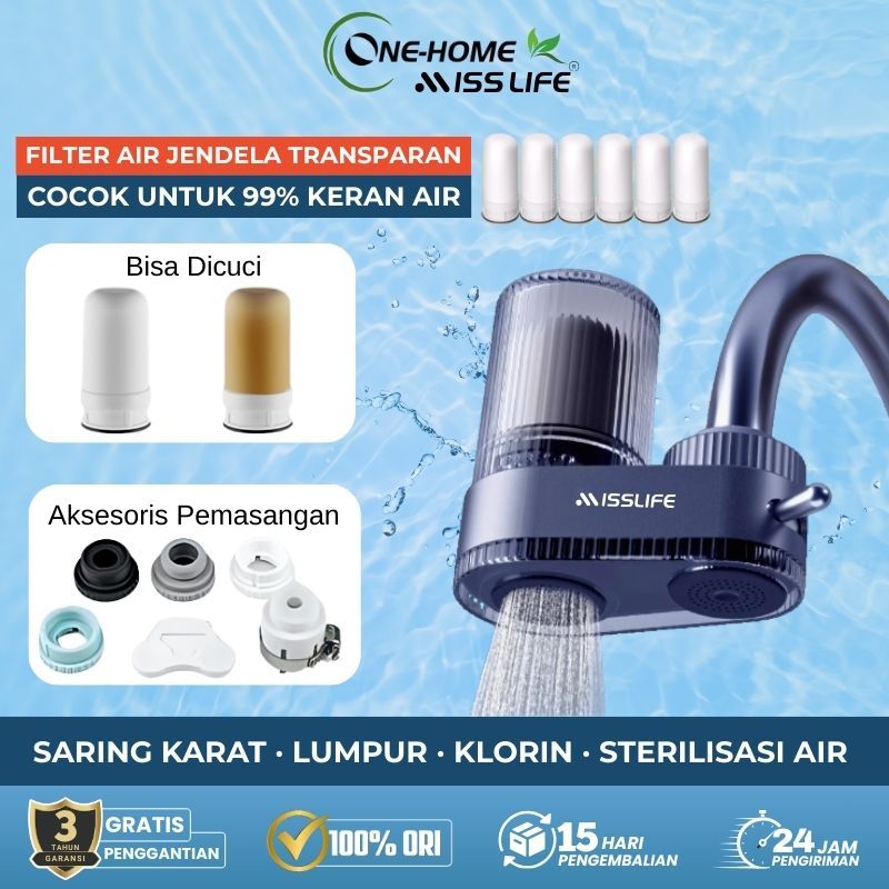 Jual MISS LIFE Filter Air Keran, Penyaring Air Kran dengan 7 tahap ...