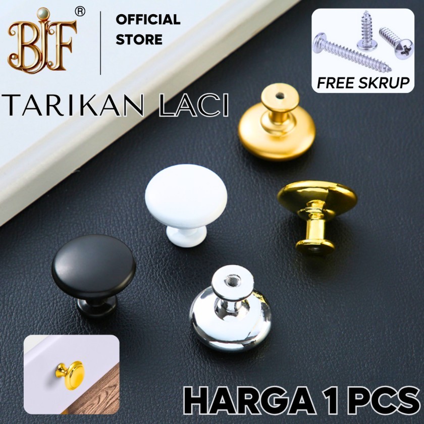 Jual Handel Tarikan Laci Knob Handle Laci Lemari Bulat | Shopee Indonesia