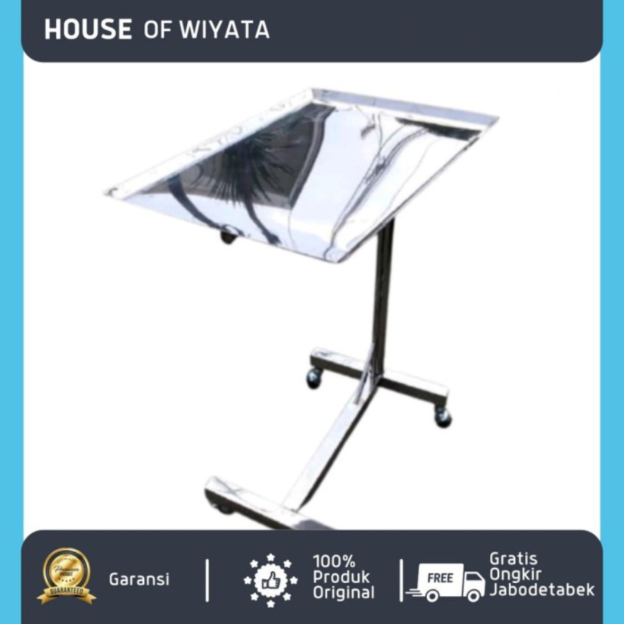 Jual Meja Mayo Pasien Stainless, Meja Mayo Stainless Adjustable Meja ...