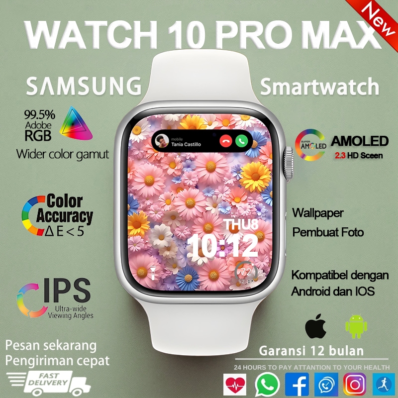 Jual [COD] Watch XS10 Pro ORI 2.3 Inci Layar Sentuh 49 Mm Layar Penuh Jam Tangan Pintar Tahan ...