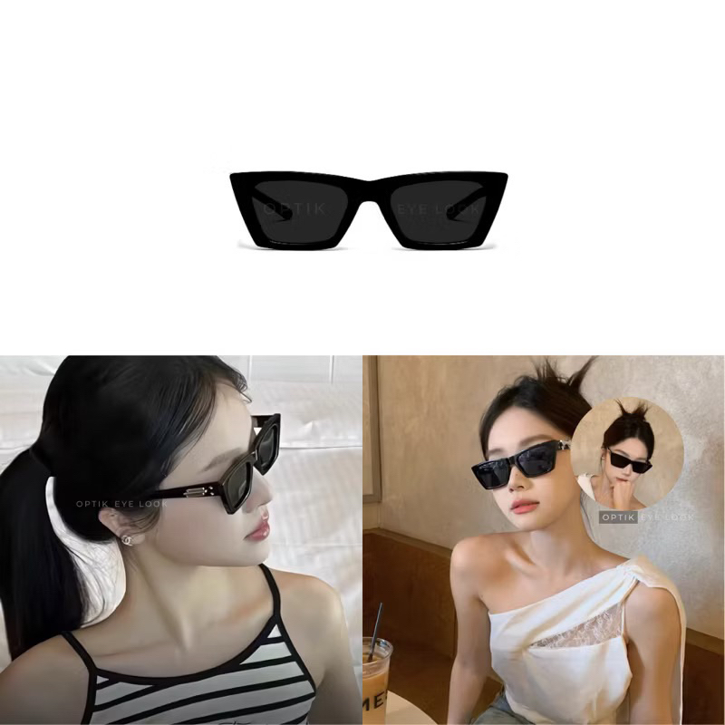 Jual Sunglass 2025 cat eye kacamata hitam berkualitas lengkap sunnies kpop idol artis korea ...