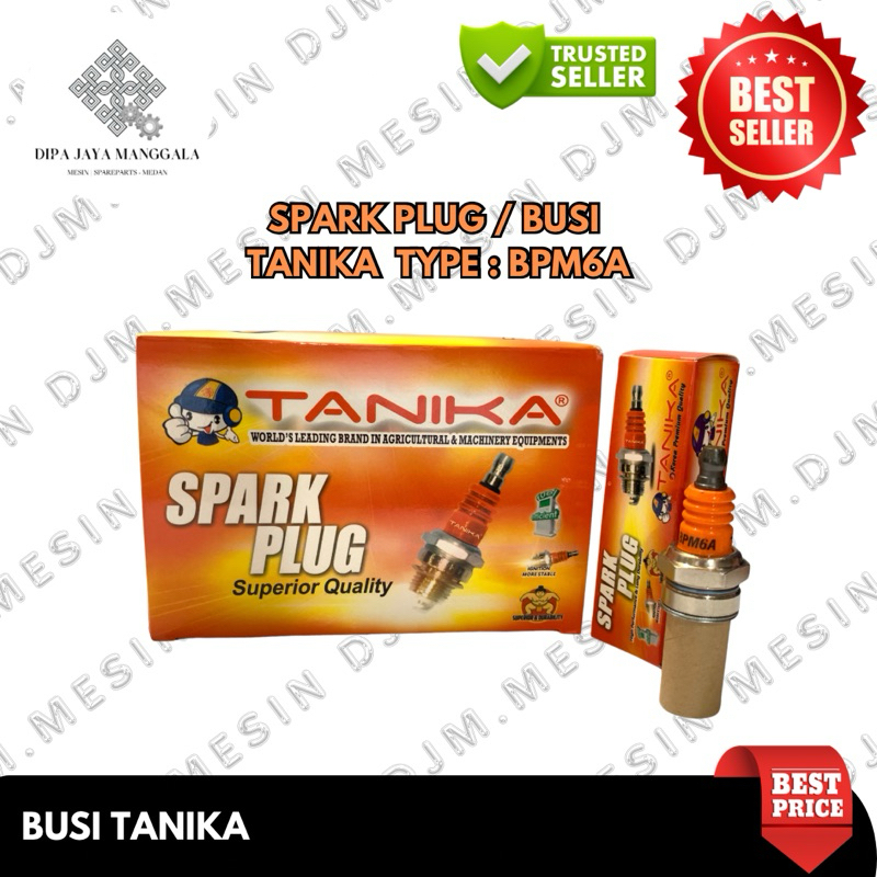 Jual Busi Spark Plug Mesin Semprot Hama Mist Blower Tanika BPM6A Tanika Asli Busi Mesin Potong ...