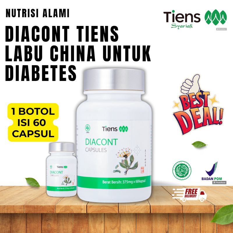 Jual DIACONT TIENS / MENURUNKAN KADAR GULA DARAH & DIABETES - Susu ...
