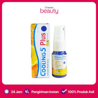 Jual Cooling 5 Plus Orange Obat Spray Mulut untuk Meredakan Sakit Gigi ...