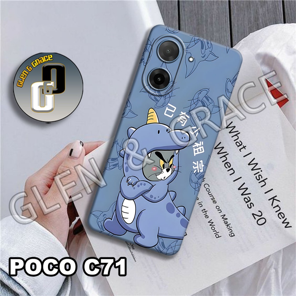 Jual G58 - Softcase Xiaomi POCO C71 Terbaru 2025 - Bahan karet lentur ...
