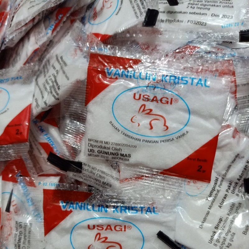 Jual Usagi Vanilli Bubuk Sachet 2gram [10 sachet] | Shopee Indonesia