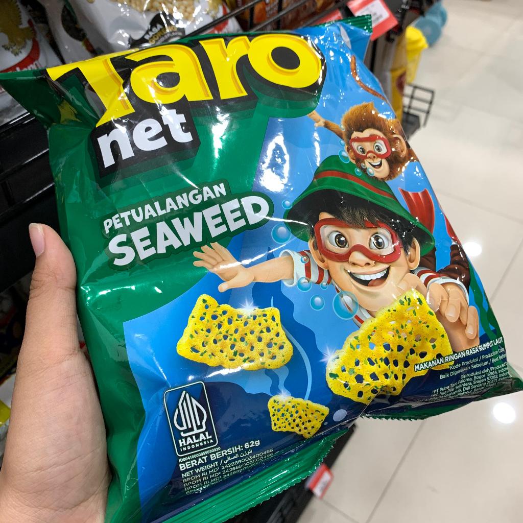Jual Taro net Rasa Rumput Laut 62g | Shopee Indonesia