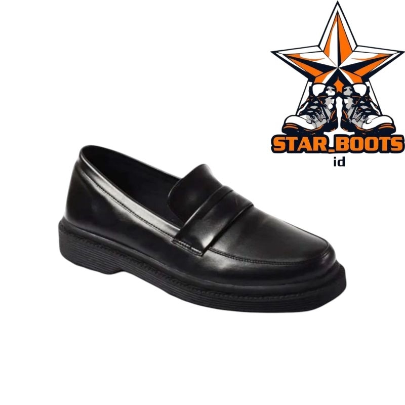 Jual Sepatu Dokmar Pria Terbaru Kulit Pu Asli Peny Loafers Kasual ...