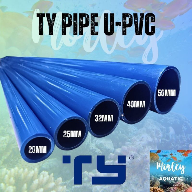 Jual TY AQUARIUM PIPE PIPA U - PVC BY 3 PAWNS ( BLUE ) | Shopee Indonesia
