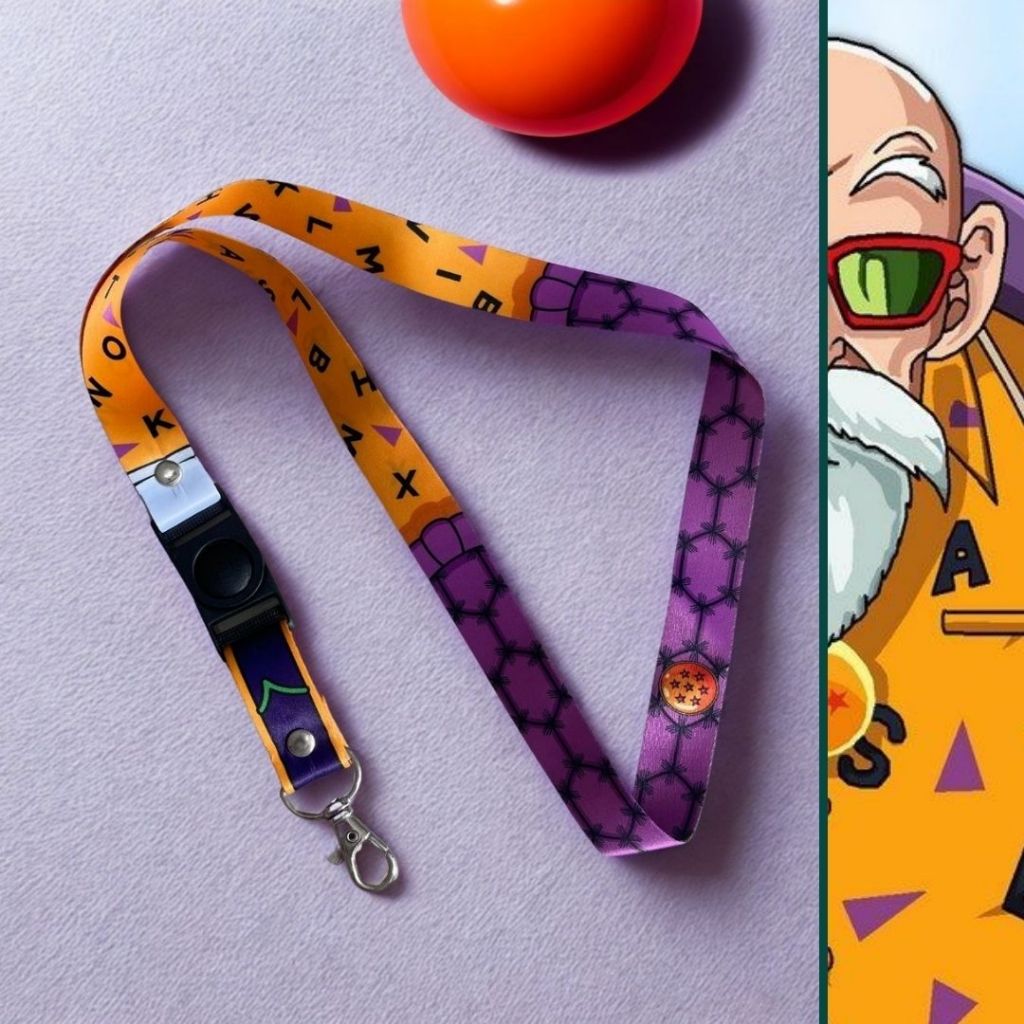 Jual Lanyard MASTER ROSHI Dragon Ball Anime Merchandise Tali ID Card ...