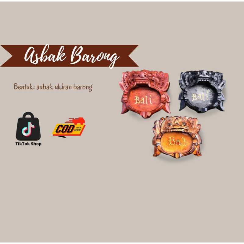 Jual asbak bali barong warna | Shopee Indonesia