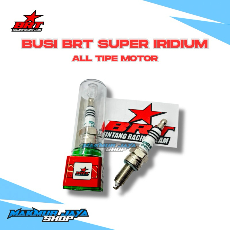 Jual Busi BRT Super Iridium Beat Scoopy Vario Nmax Aerox Mio M3 PCX Semua Type Motor busi racing ...