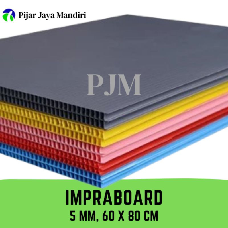 Jual Impraboard 5mm Ukuran 60x80 cm 50x75 cm Karton Plastik | Shopee ...