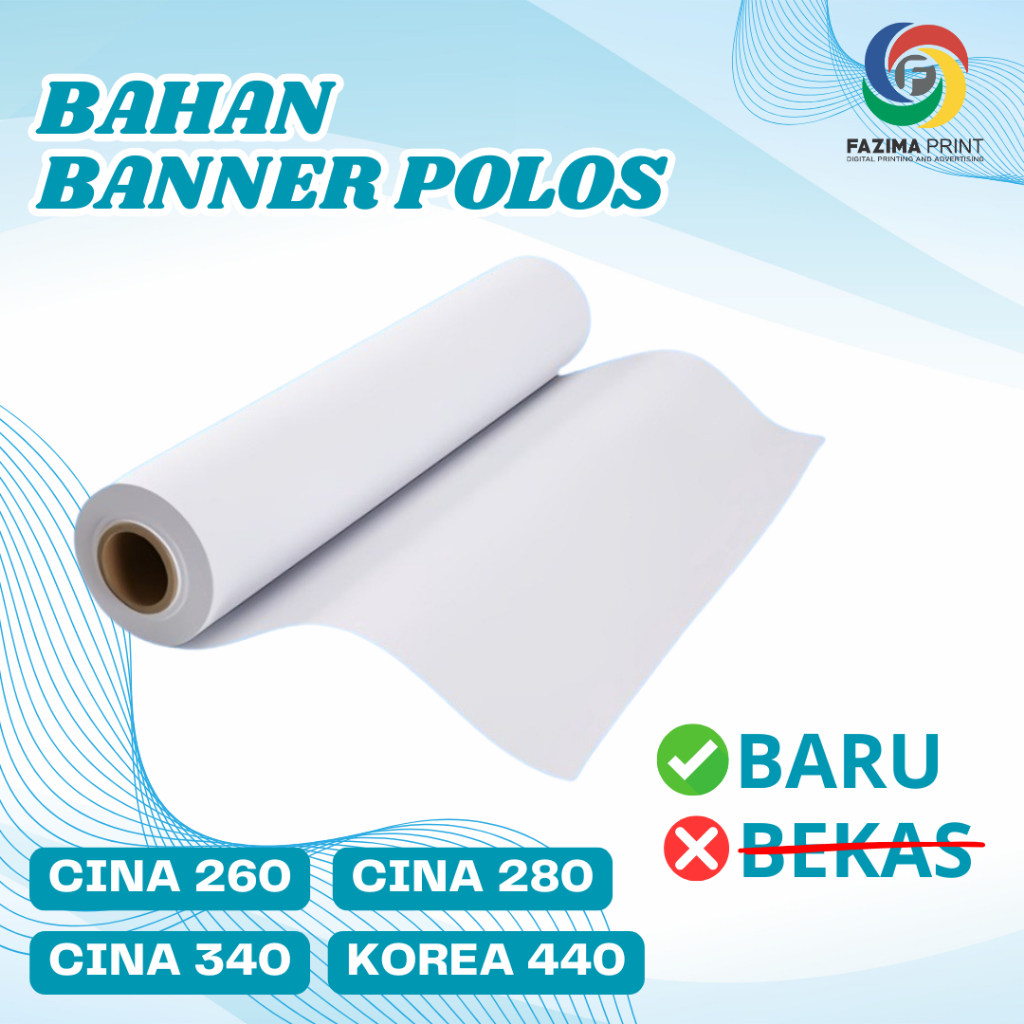 Jual Bahan Spanduk Polos Baru | Banner Polos Flexy BANNER KOSONG ...