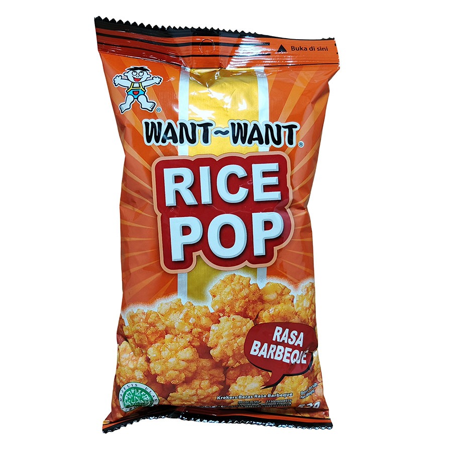Jual WANT WANT RICE POP BBQ 52 G | Shopee Indonesia