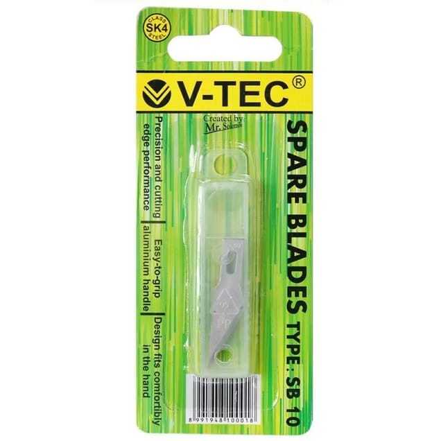 Jual V-TEC SPARE BLADES TYPE SB 10 ISI 5PCS GMP / Mata Pisau V | Shopee ...